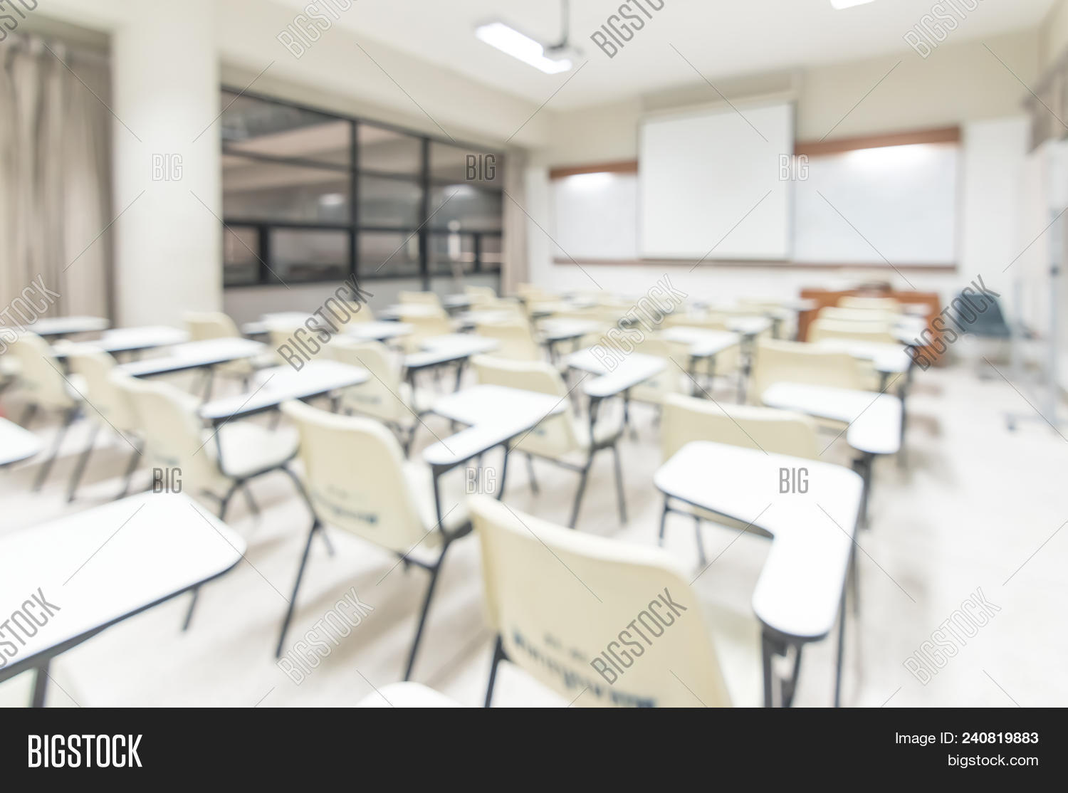Blur Classroom Image & Photo (Free Trial) | Bigstock
