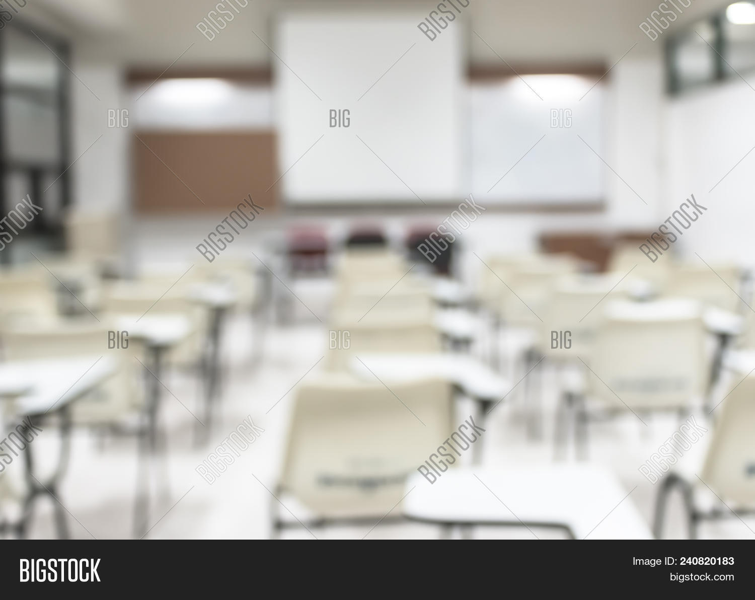 Blur Classroom Image & Photo (Free Trial) | Bigstock