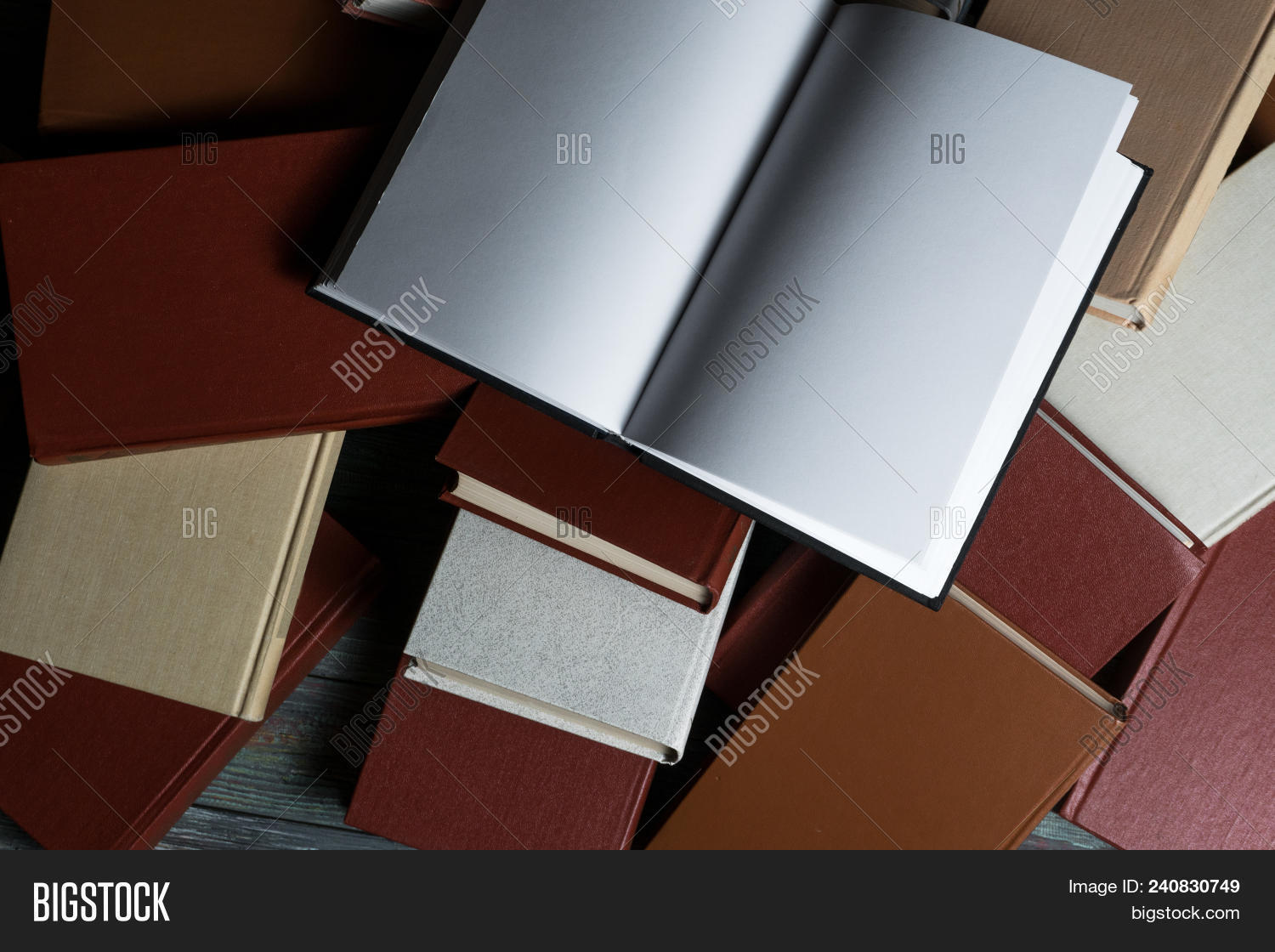 Open Book Hardback On Image & Photo (Free Trial) | Bigstock