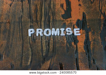 Word Promise Written Image & Photo (Free Trial) | Bigstock