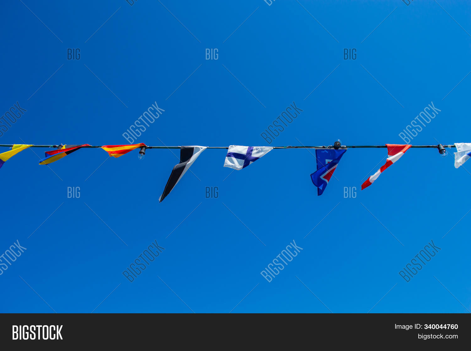 Rope Flags Different Image & Photo (Free Trial) | Bigstock