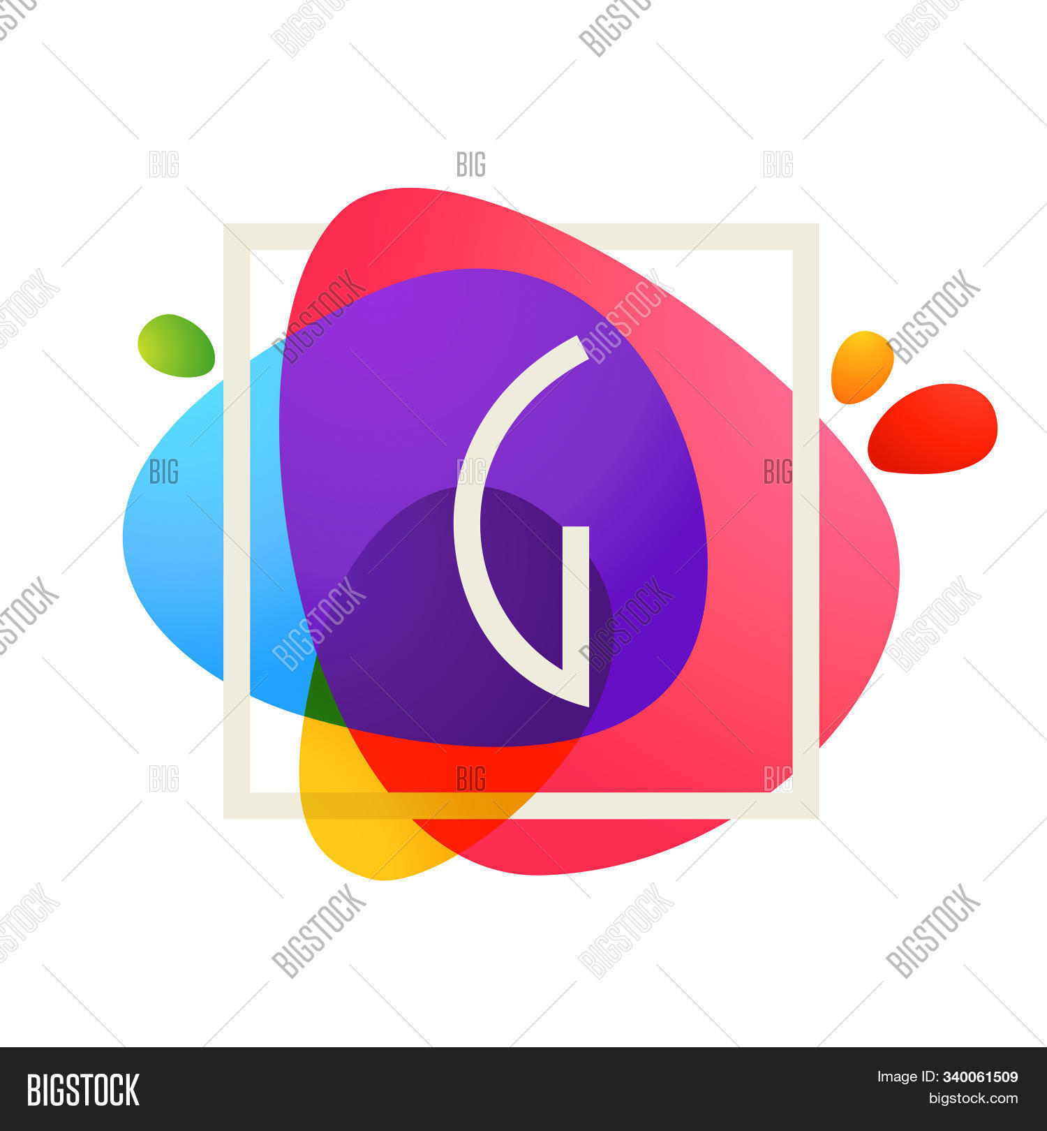 G Letter Logo Square Vector & Photo (Free Trial) | Bigstock