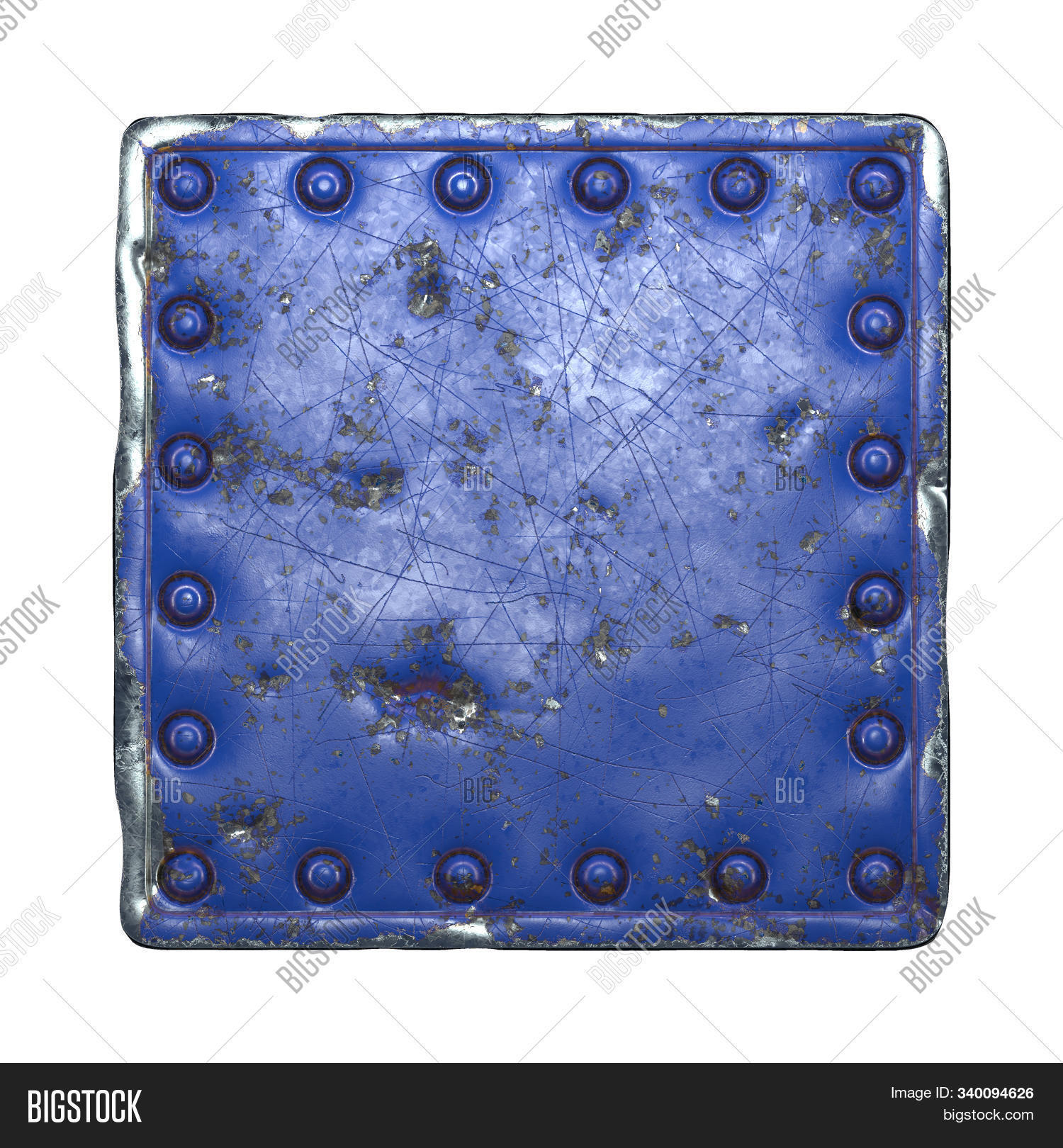 Painted Blue Metal Image & Photo (Free Trial) | Bigstock