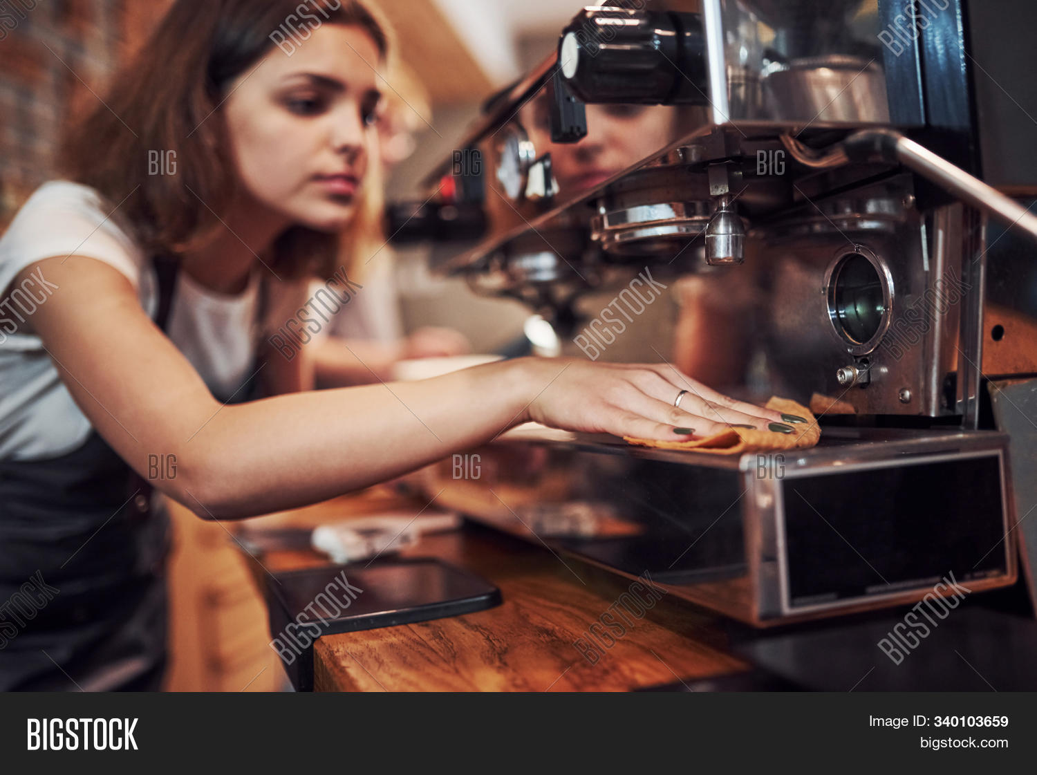 Girl Cleans Machine. Image & Photo (Free Trial) | Bigstock