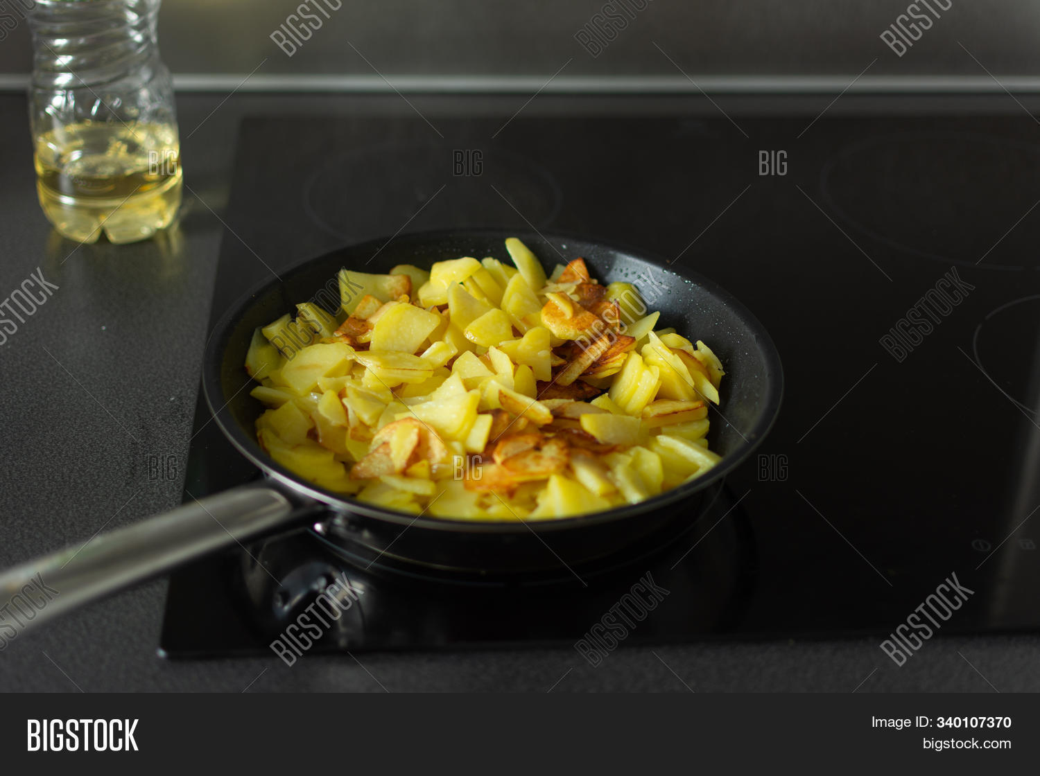 Fried Potatoes Frying Image & Photo (Free Trial) | Bigstock