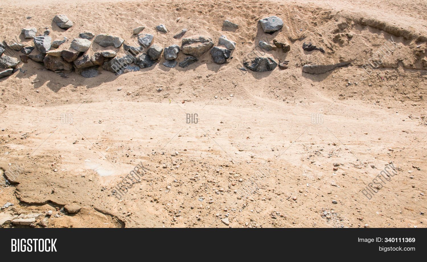 Sand Stones On Shore Image & Photo (Free Trial) | Bigstock