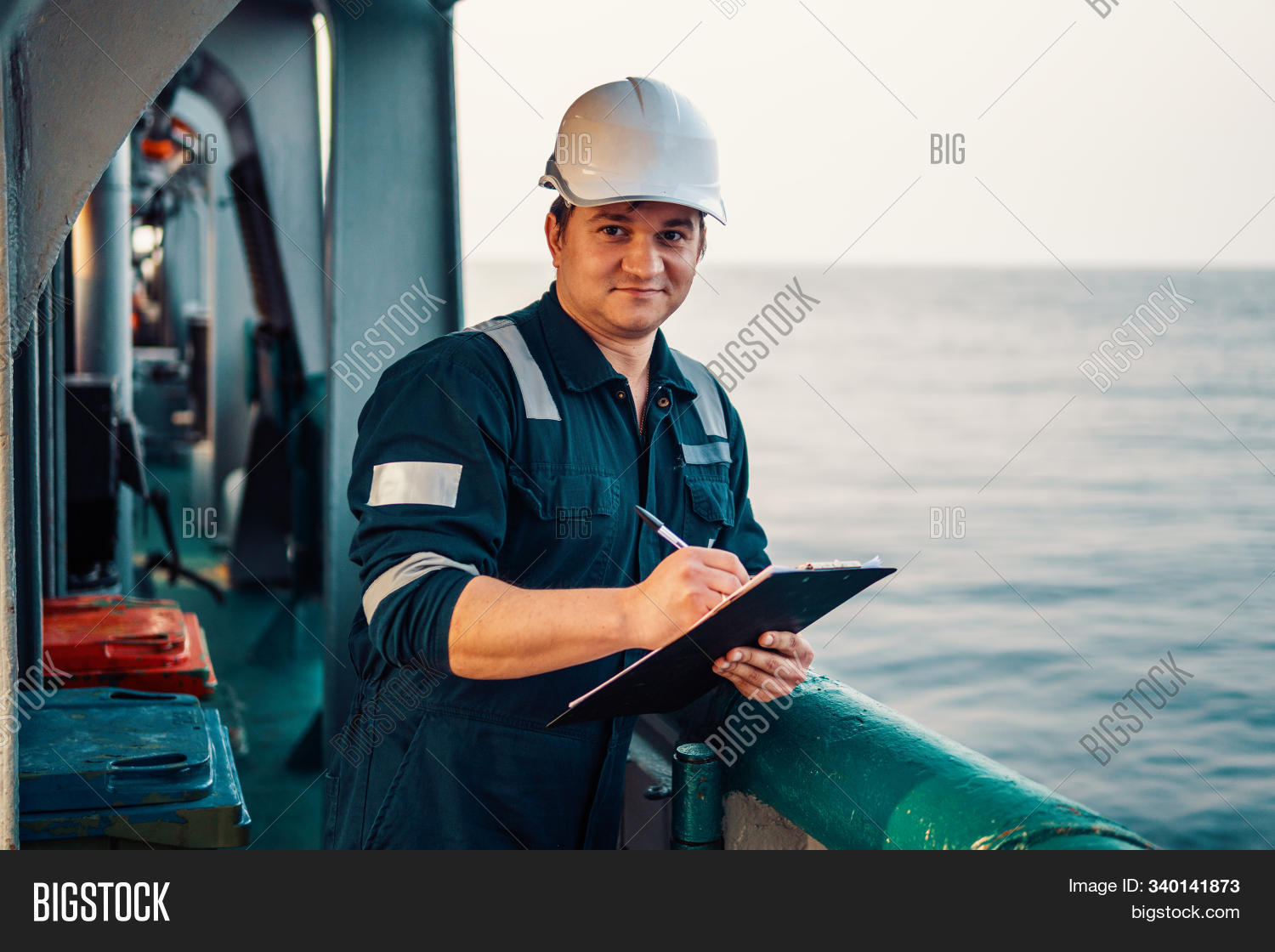 Deck Officer On Deck Image & Photo (Free Trial) | Bigstock