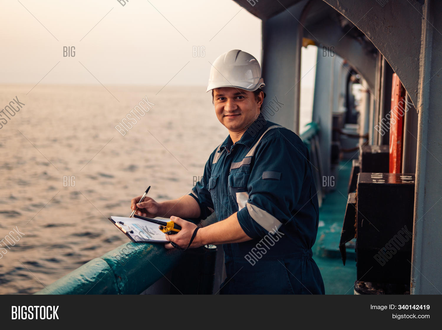 Deck Officer On Deck Image & Photo (Free Trial) | Bigstock