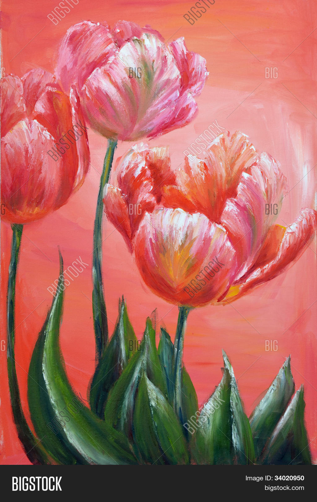 Oil Painting Red Image & Photo (Free Trial) | Bigstock