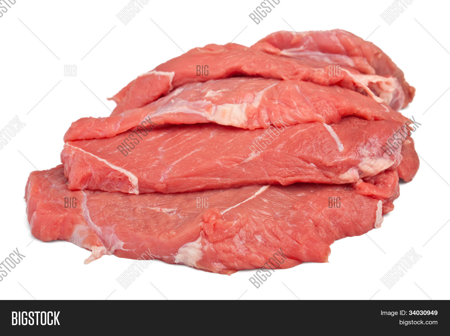 Pile Raw Red Meat On Image & Photo (Free Trial) | Bigstock