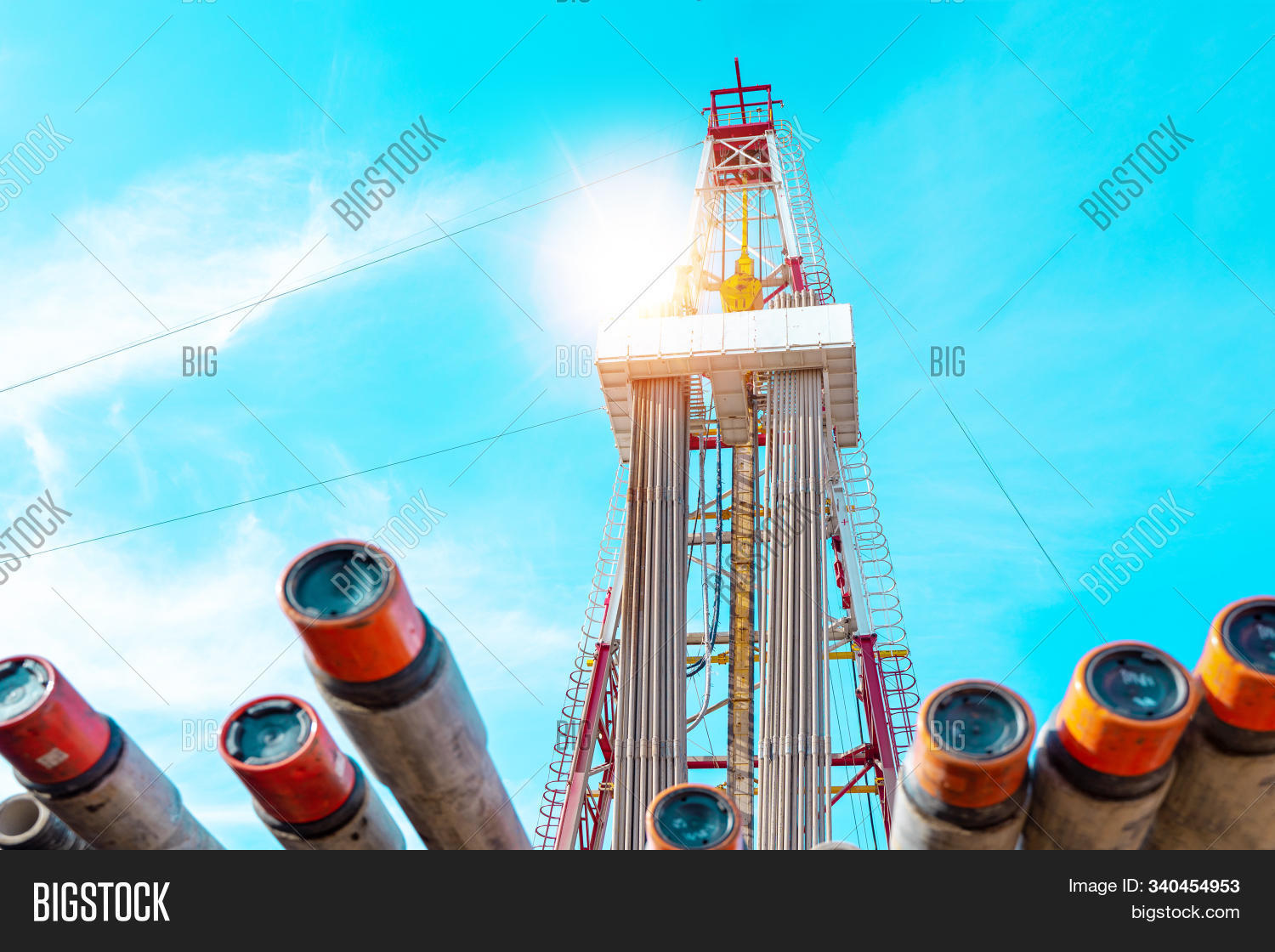 Oil Gas Drilling Rig Image & Photo (Free Trial) | Bigstock