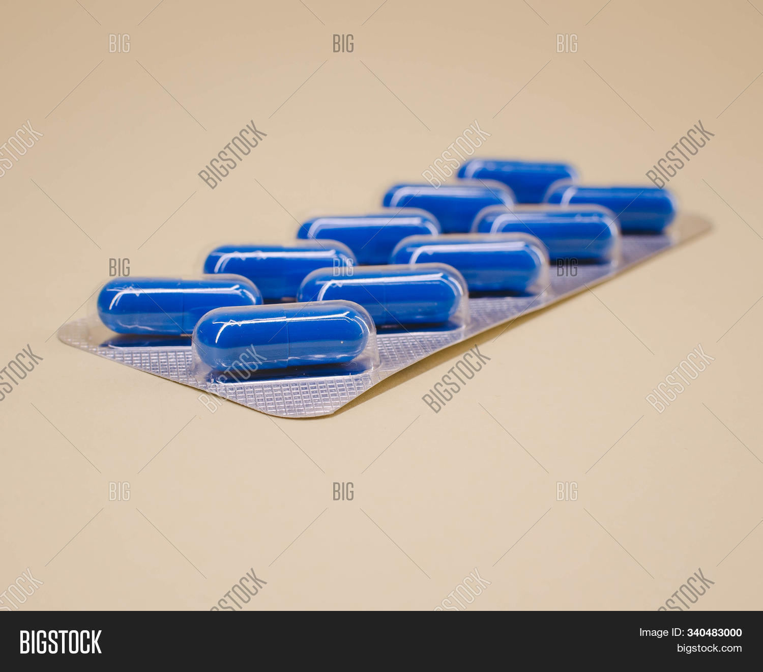Package Capsules Blue Image & Photo (Free Trial) | Bigstock