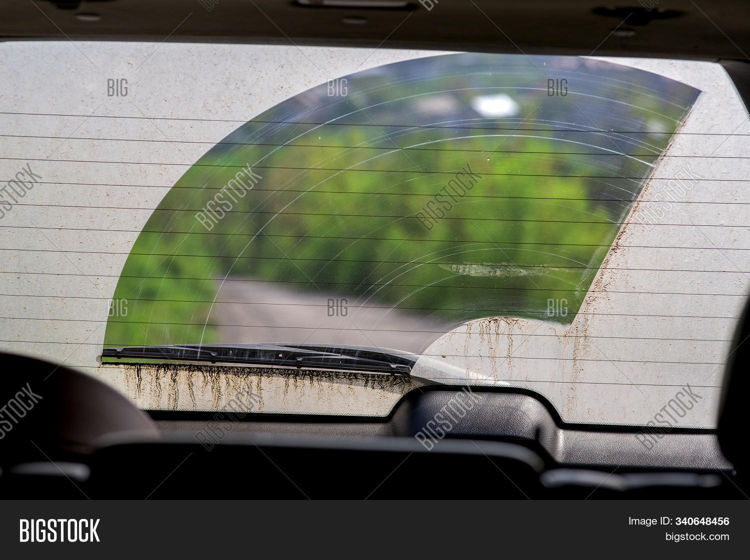 View From A Dirty Car Window