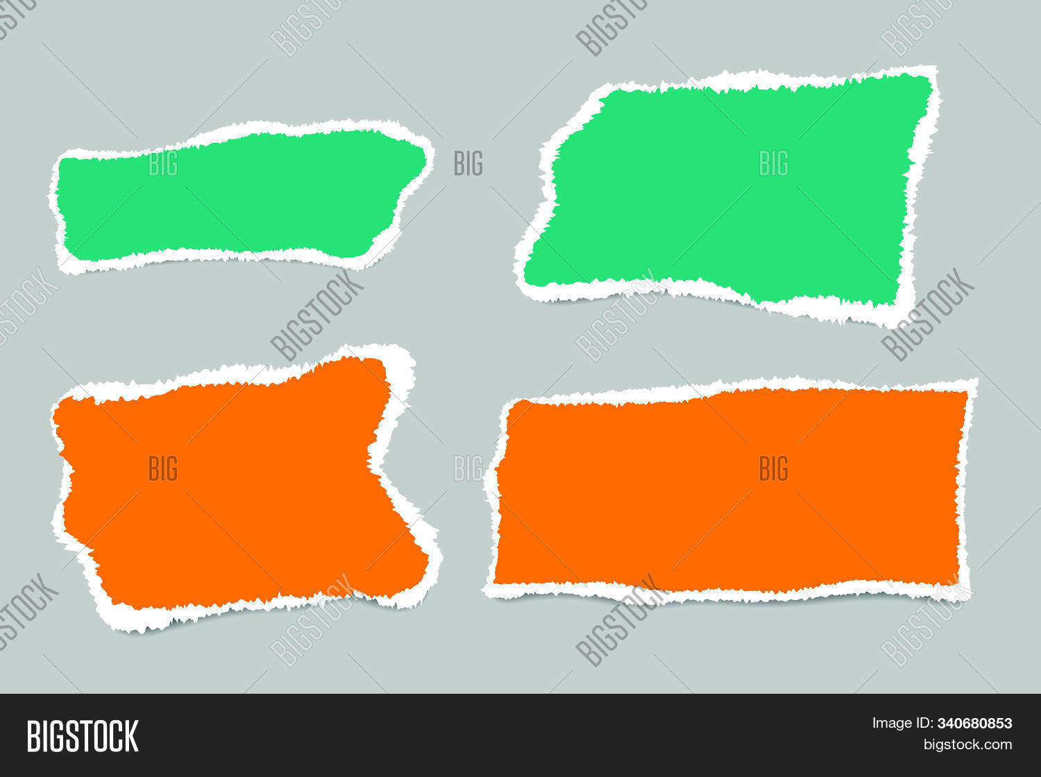 Ripped Paper. Vector Vector & Photo (Free Trial) | Bigstock