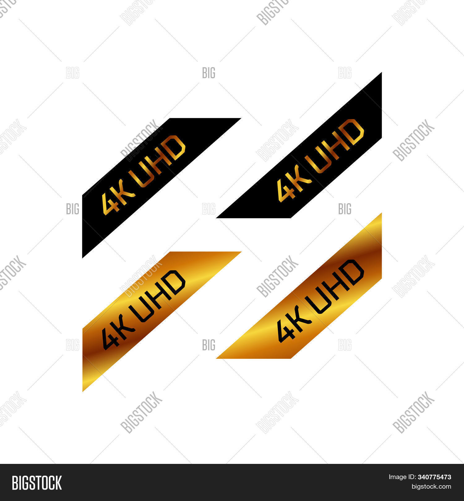 4K Ultra Hd Logo 4K Vector & Photo (Free Trial) | Bigstock
