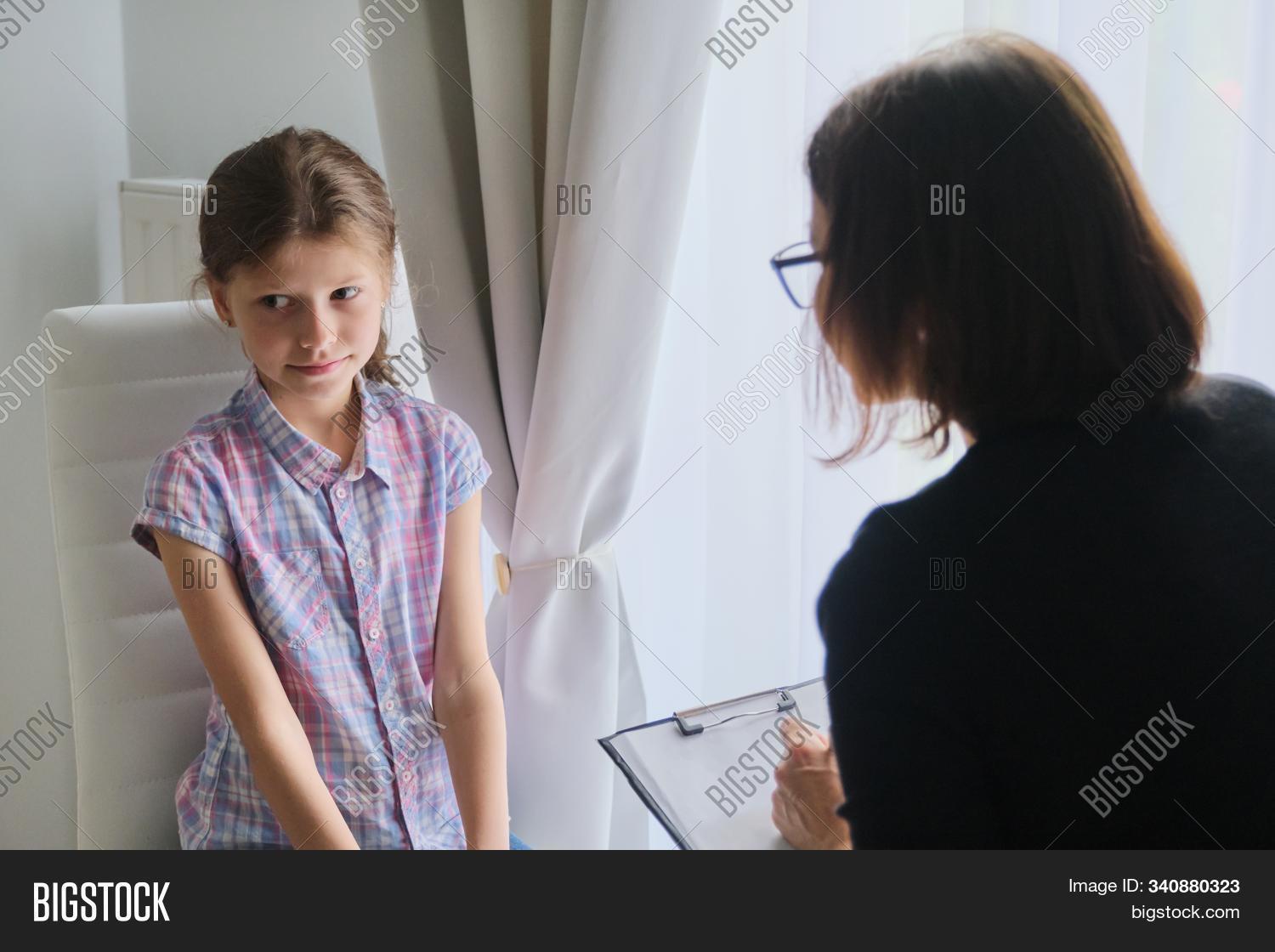 Meeting Child Girl Image & Photo (Free Trial) | Bigstock