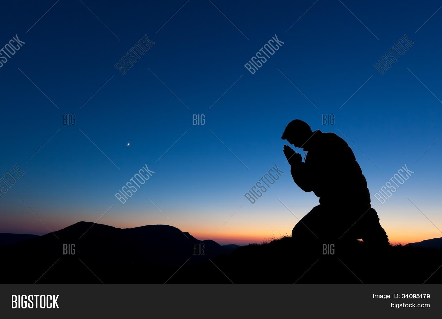 Man Praying Image & Photo (Free Trial) | Bigstock