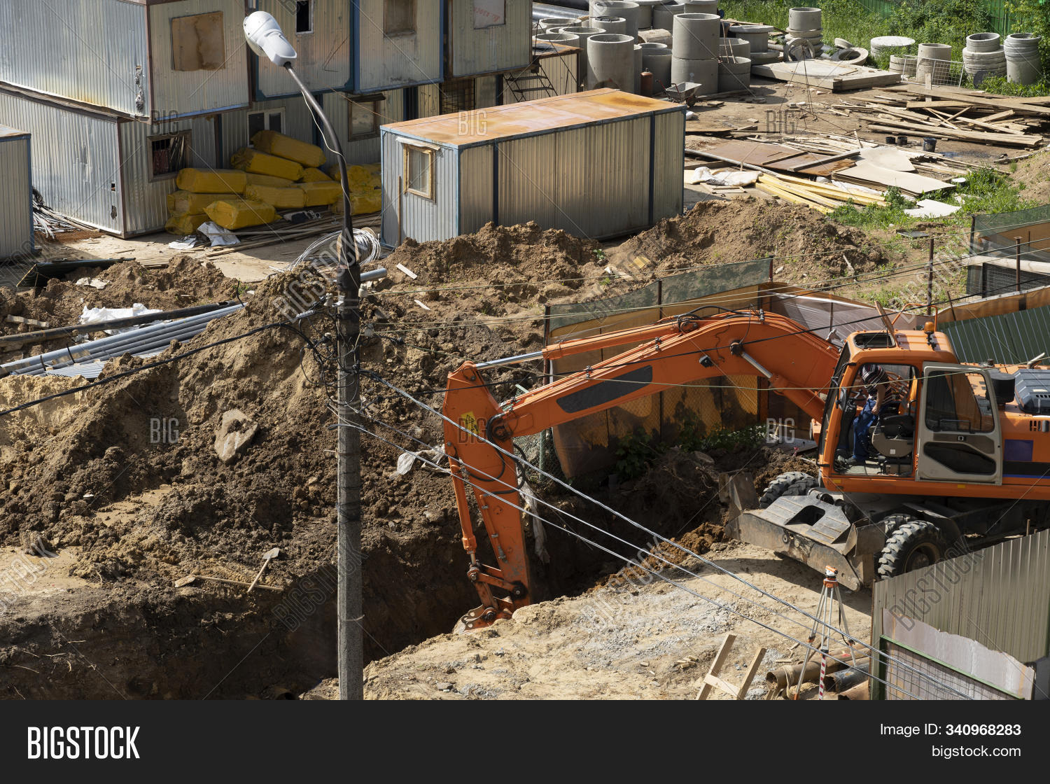 Work Excavator Image & Photo (Free Trial) | Bigstock