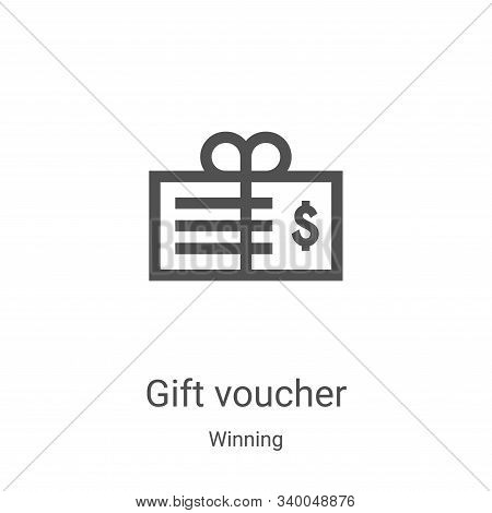 Gift Voucher Icon Vector & Photo (Free Trial) | Bigstock