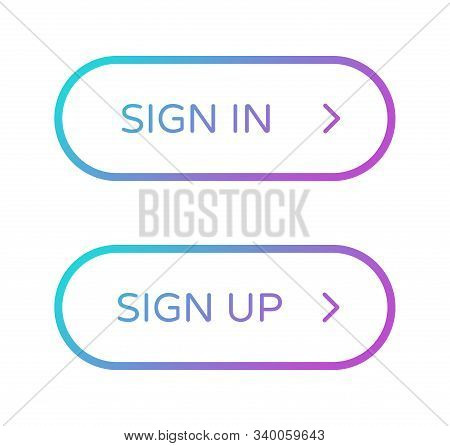 Sign Sign Web Buttons Vector & Photo (Free Trial) | Bigstock