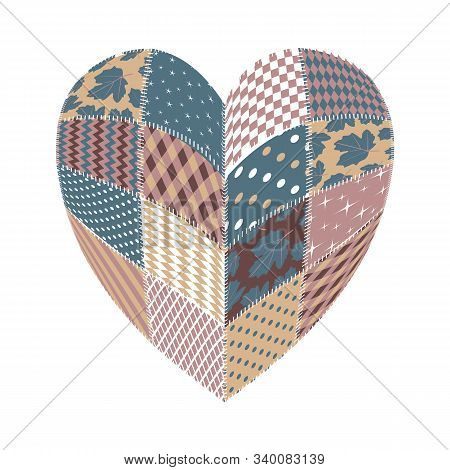 Patchwork Heart Eco Vector & Photo (Free Trial) | Bigstock