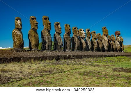 Ahu Tongariki Moai Image & Photo (Free Trial) | Bigstock