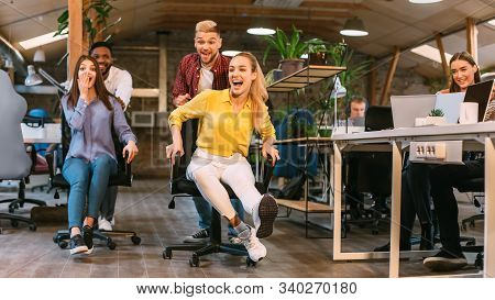 Office Fun. Joyful Image & Photo (Free Trial) | Bigstock