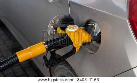 Fuel Pump Inserted Gas Image & Photo (Free Trial) | Bigstock