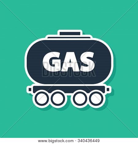 Blue Gas Railway Vector & Photo (Free Trial) | Bigstock