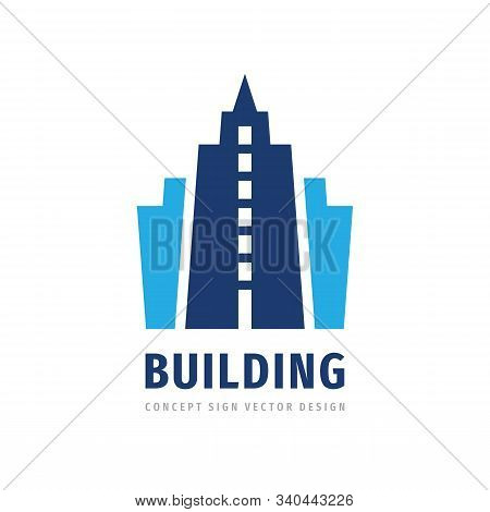 Building Concept Logo Vector & Photo (Free Trial) | Bigstock