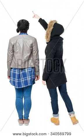 Back View Two Pointing Image & Photo (Free Trial) | Bigstock