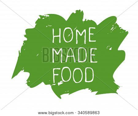 Home Made Food Label Vector & Photo (Free Trial) | Bigstock