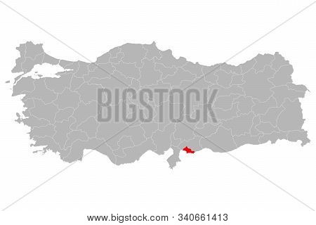 Kilis Province Marked Vector & Photo (Free Trial) | Bigstock