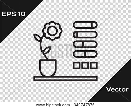 Black Line Flower Vector & Photo (Free Trial) | Bigstock