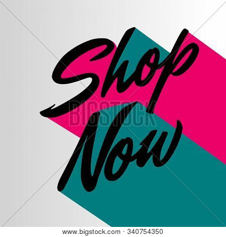 Shop Now Button Vector & Photo (Free Trial) | Bigstock