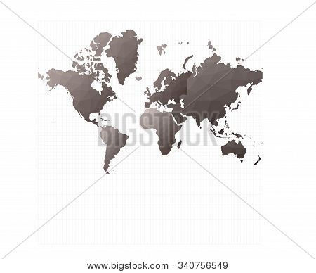 World Map. Mercator Vector & Photo (Free Trial) | Bigstock