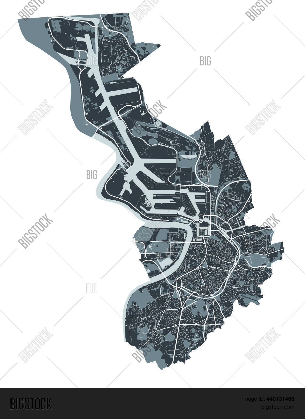 Antwerp Map. Detailed Vector & Photo (Free Trial) | Bigstock