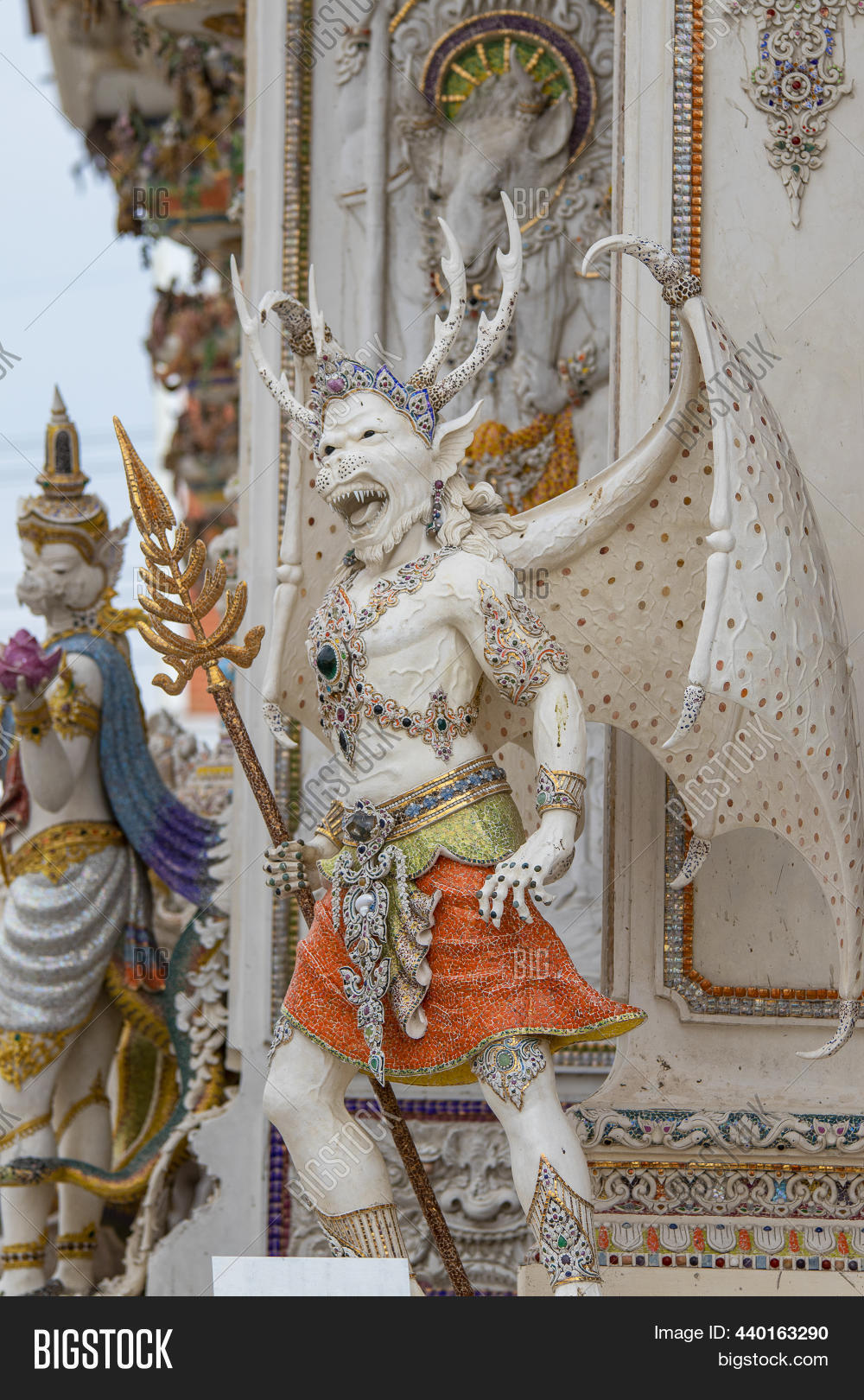 Wat Pariwat Decorated Image & Photo (Free Trial) | Bigstock