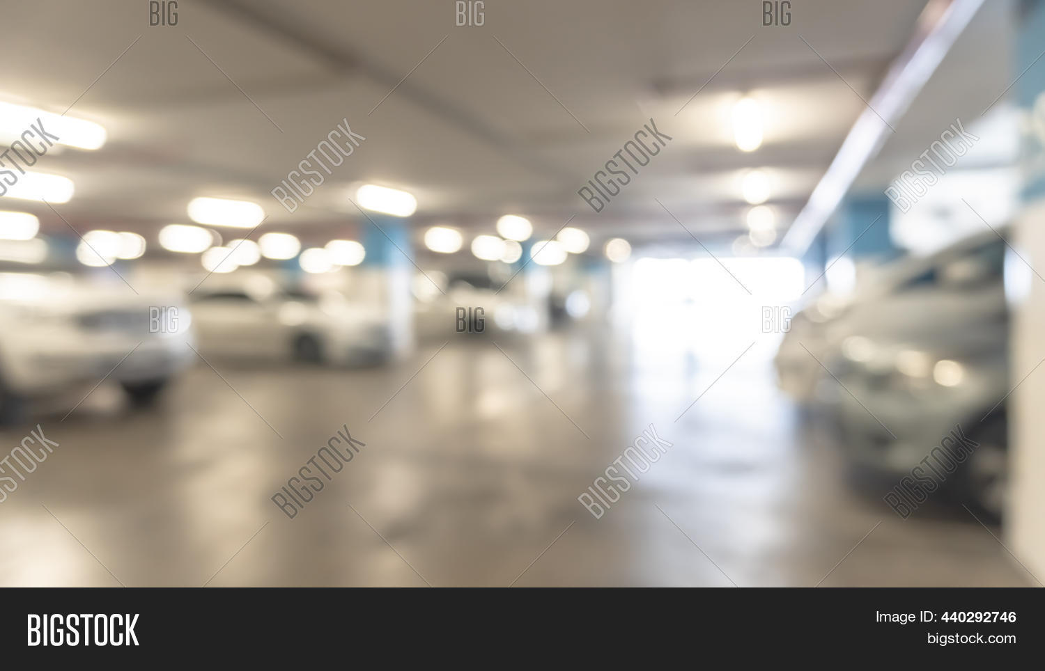 Parking Garage Blur Image & Photo (Free Trial) | Bigstock