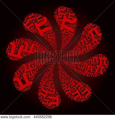 Red Pi Greek Vector & Photo (Free Trial) | Bigstock