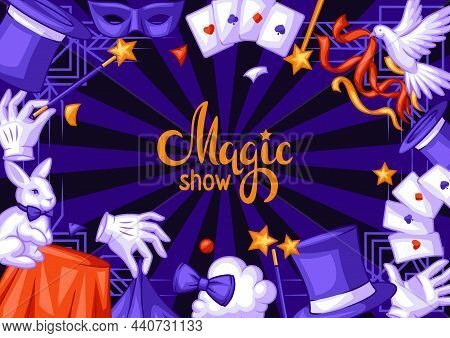 Magician Frame Magic Vector & Photo (Free Trial) | Bigstock