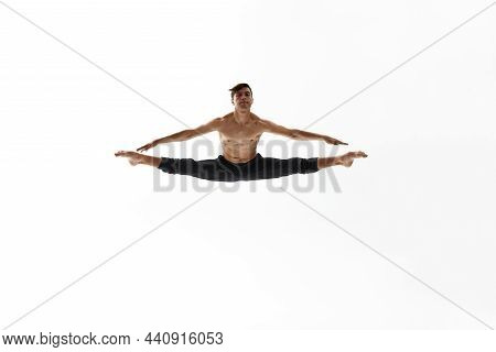Male Ballet Dancer Jumping