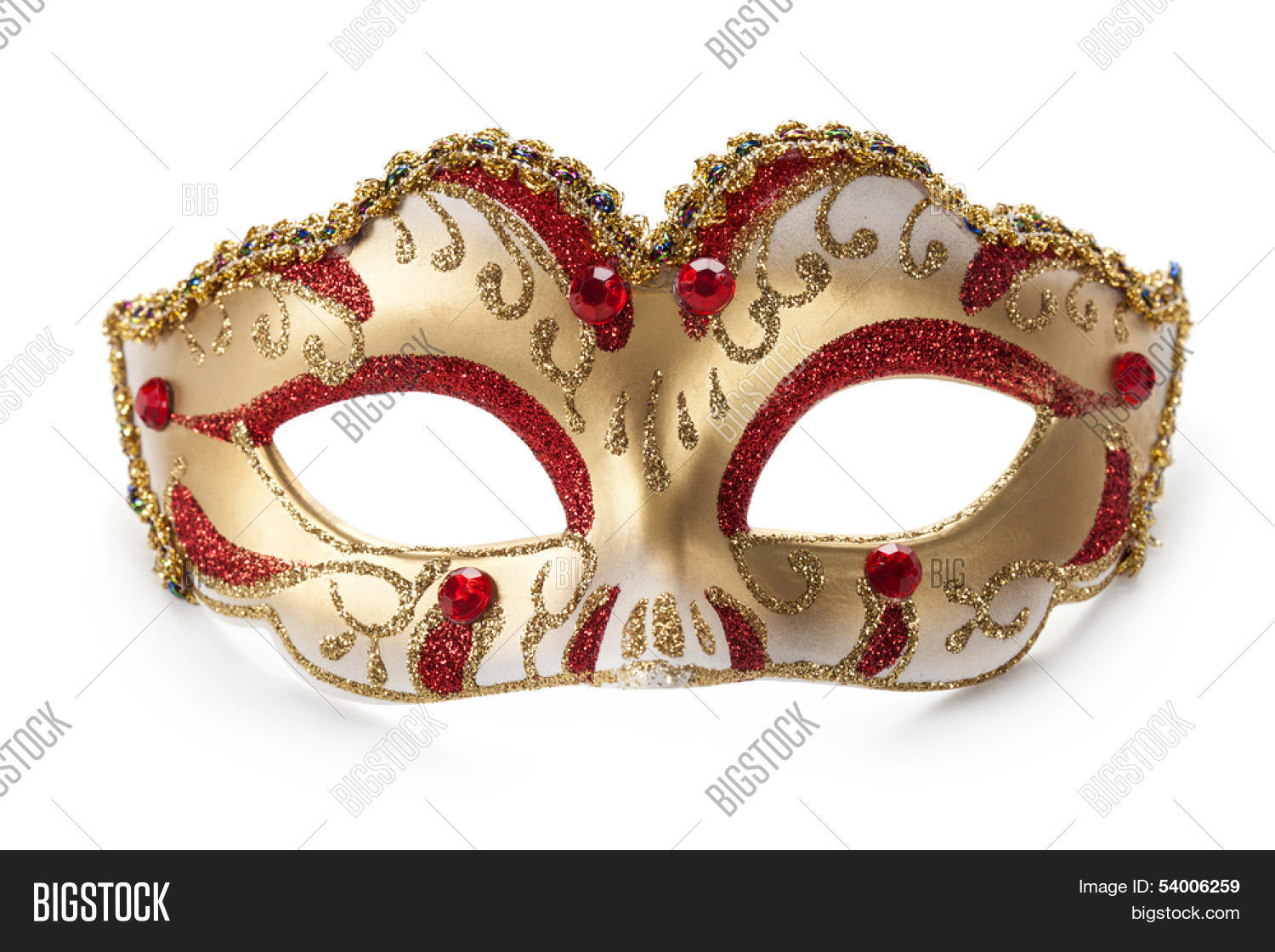 Carnival Mask Isolated Image & Photo (Free Trial) | Bigstock