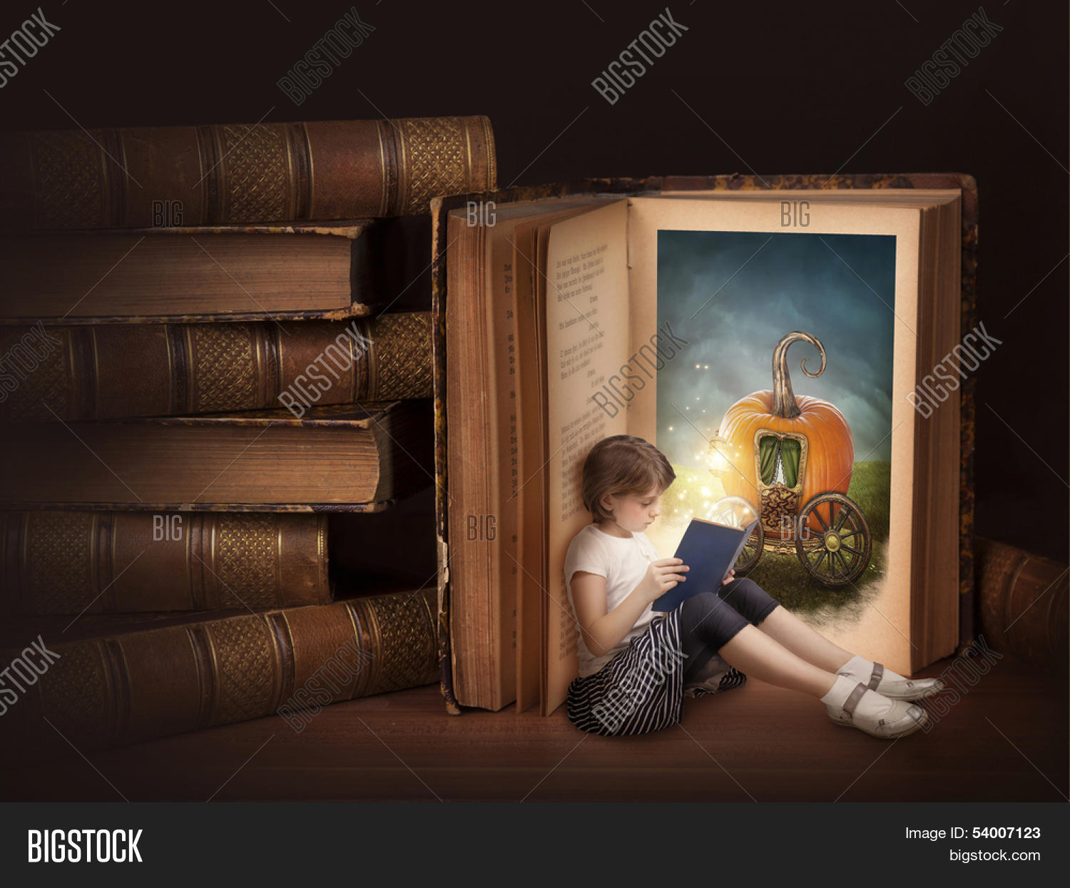 Girl Reading Fairy Image & Photo (Free Trial) | Bigstock