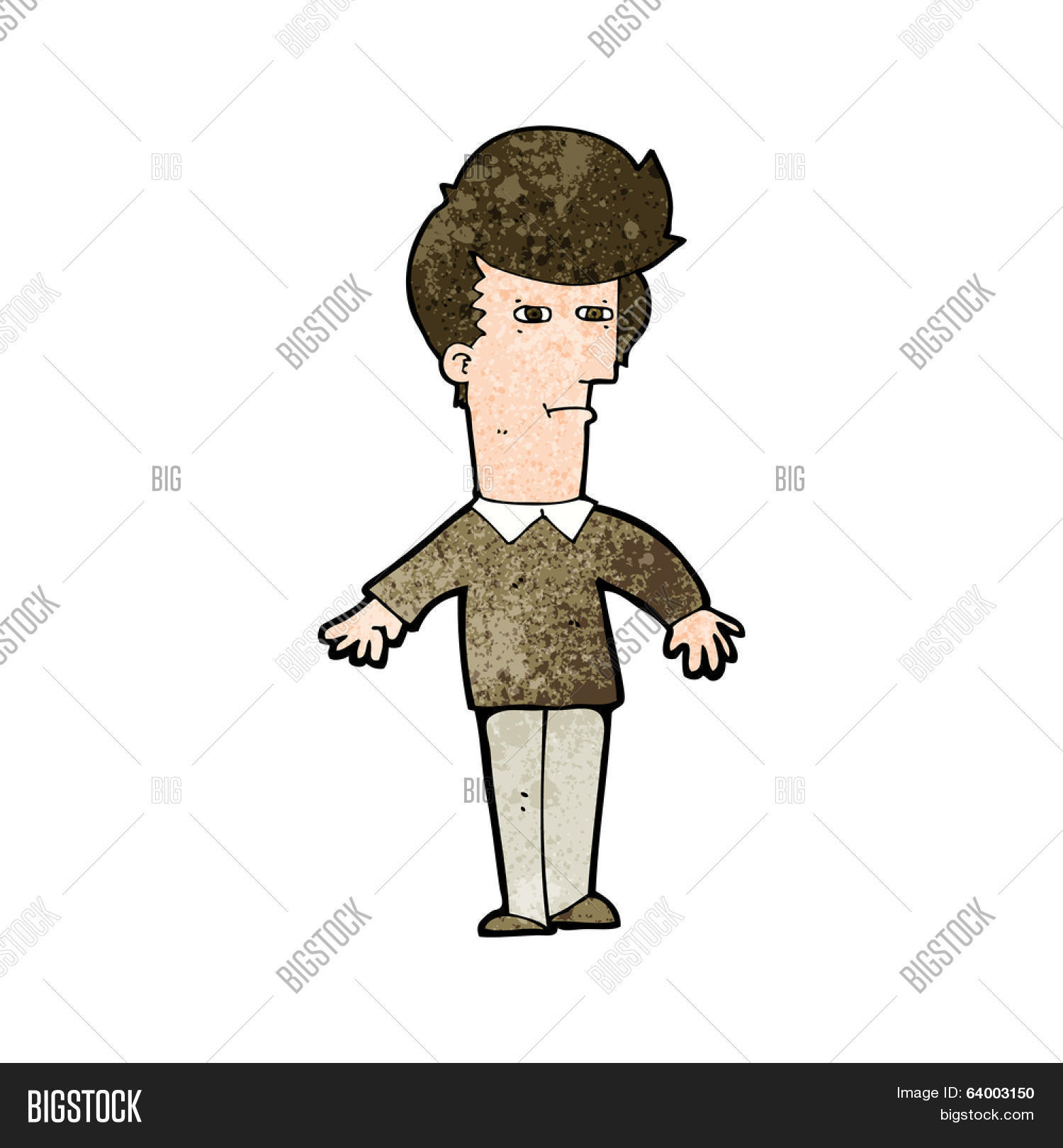 Cartoon Suspicious Vector & Photo (Free Trial) | Bigstock