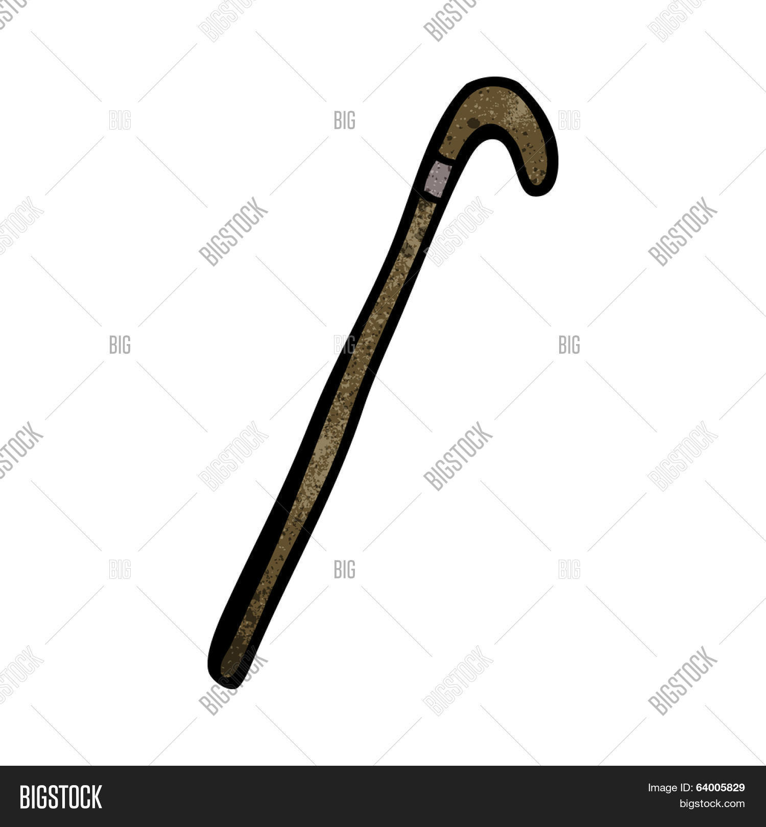 Cartoon Walking Stick Vector & Photo (Free Trial) | Bigstock