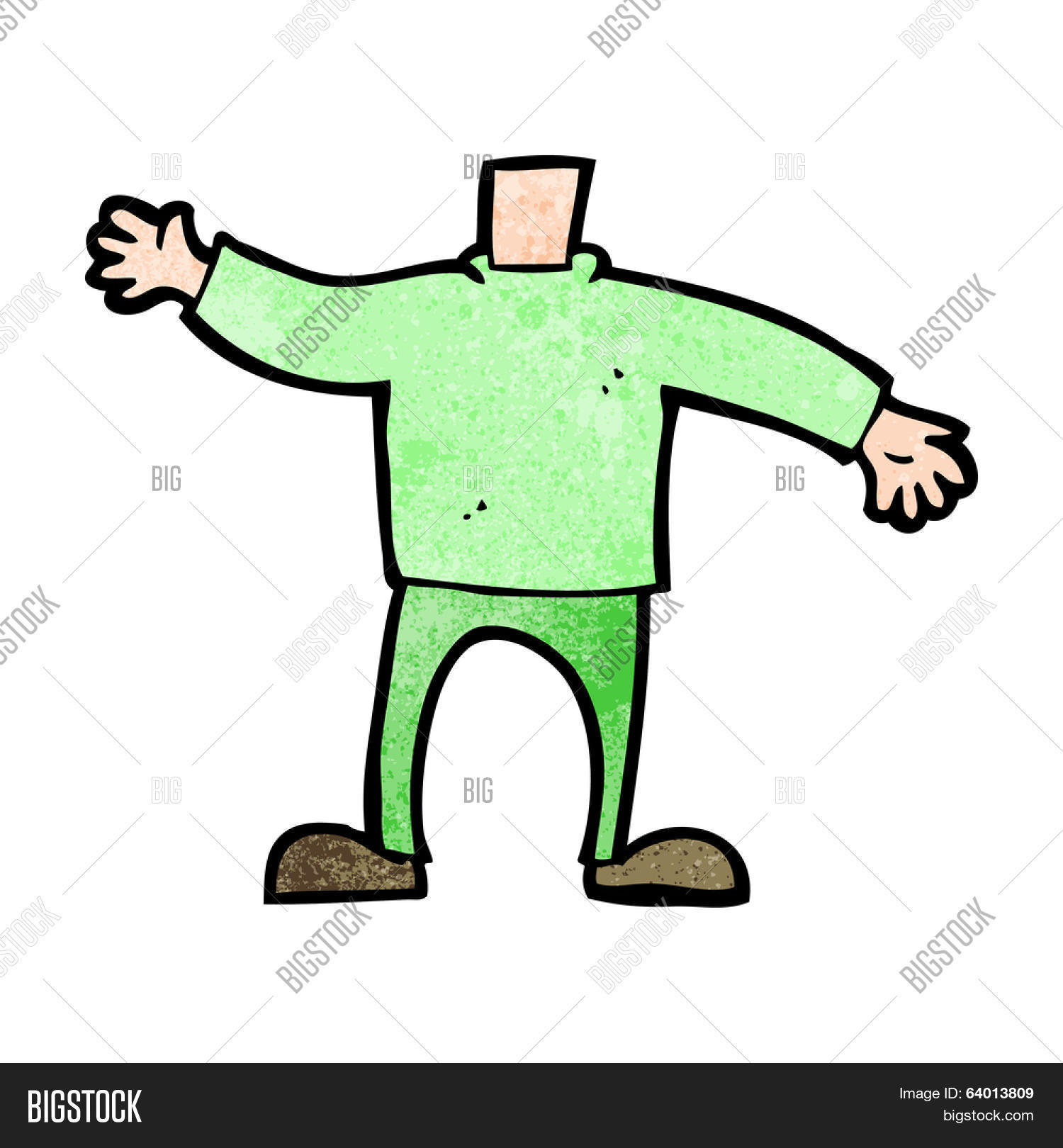 Cartoon Body Waving Vector & Photo (Free Trial) | Bigstock