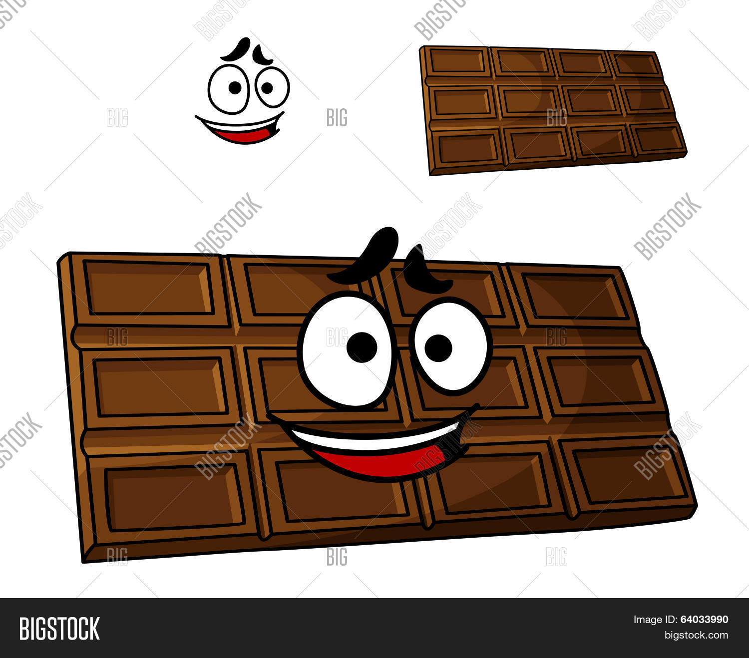 Cartoon Chocolate Vector & Photo (Free Trial) | Bigstock