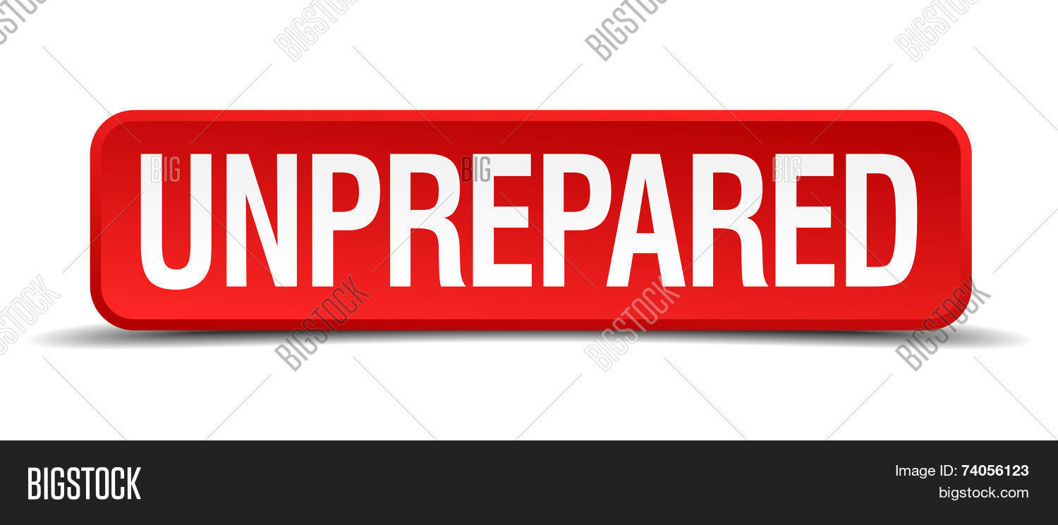 Unprepared Red Vector Vector & Photo (Free Trial) | Bigstock