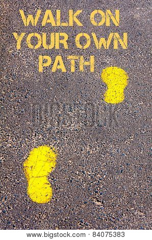 Yellow Footsteps On Image & Photo (Free Trial) | Bigstock